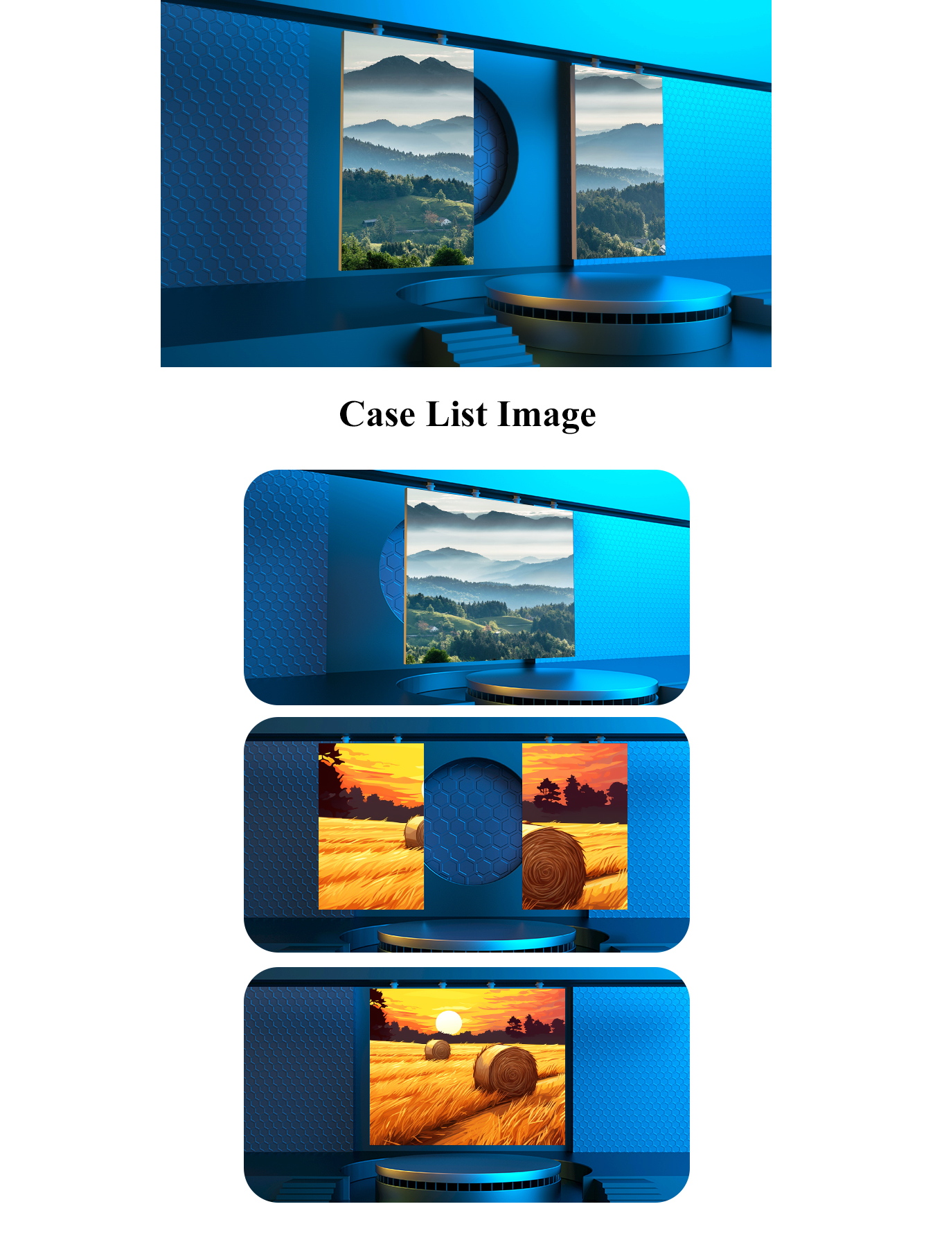 Curved Sliding LED Screen Y Outdoor Opening And Closing