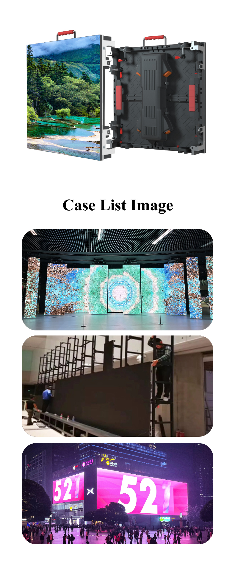 Digital Signage And Displays P3.91 P3.9 Rental LED Video Wall Giant ...
