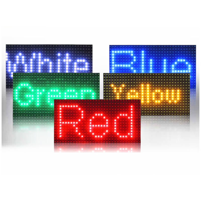 Outdoor P10 Single Color Led Panel Sign Advertising Displays