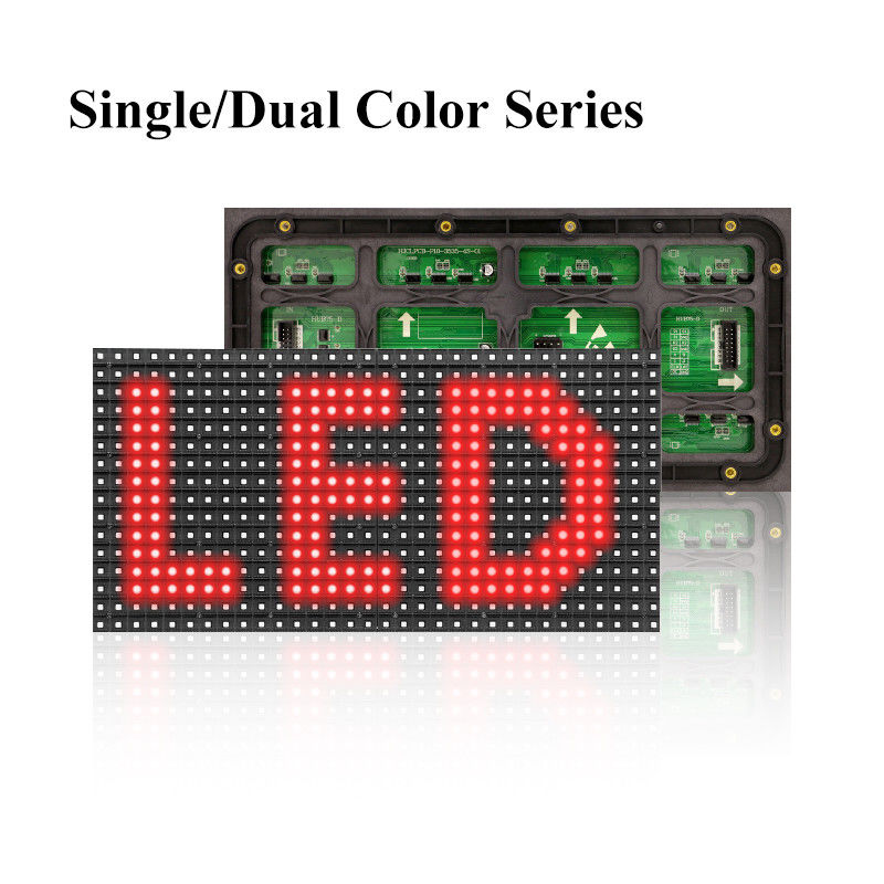 P10 1r Red Tupe Outdoor Single Color Led Module Advertising Led Display ...