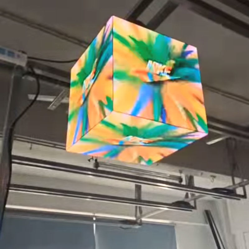 Indoor Cube LED Display Cube Led Video Wall 1280mm*1280mm