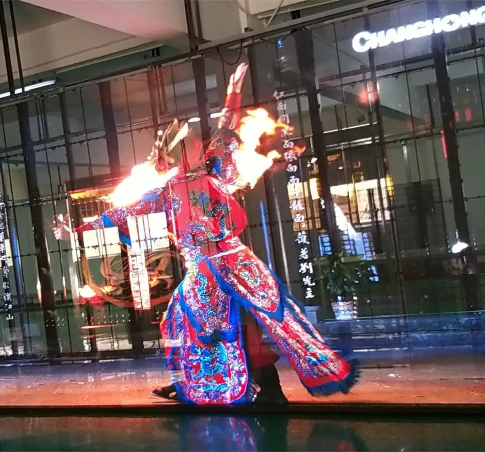 MQ15-20 Curtain Wall Transparent LED Display Screen 800*1500 Mm