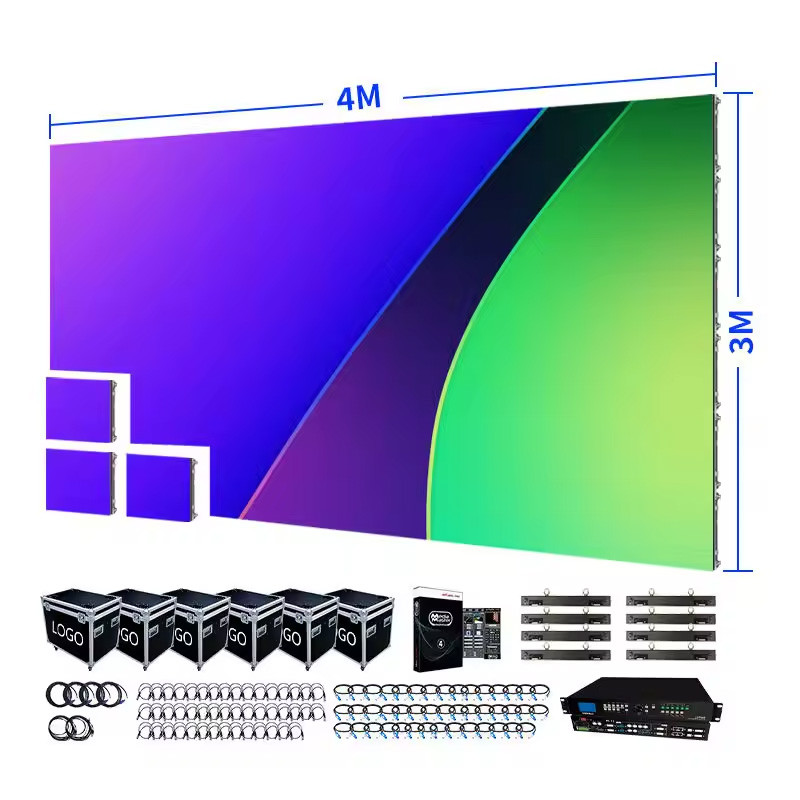 Digital Signage And Displays P3.91 P3.9 Rental LED Video Wall Giant ...