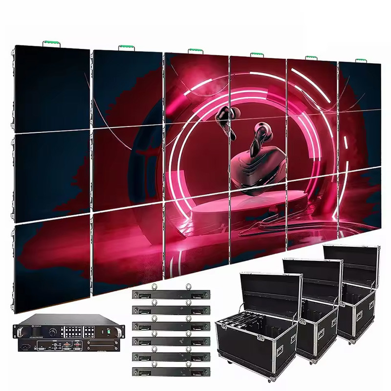 500x500mm Indoor Outdoor Giant Stage Led Video Wall Panel P2.9 P3.91 P4 ...